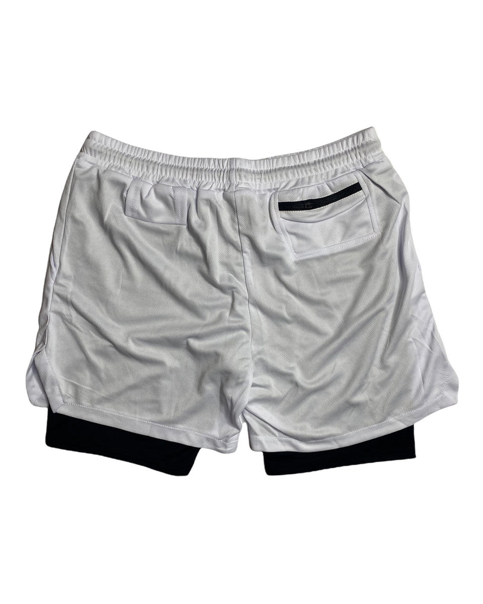 LMF Performance Shorts - White – LMF Apparel